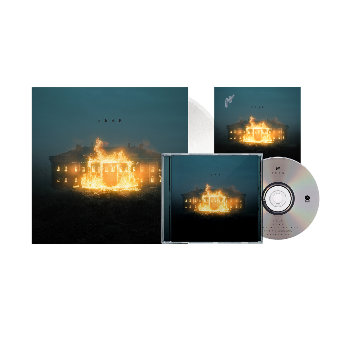 FEAR - EXCLUSIVE WHITE VINYL, CD + Signed Art Card - NF UK